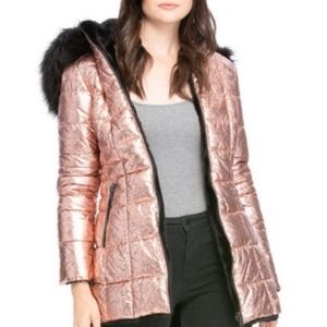 Jackets & Coats | Crackled Copper Metallic Parka Canadian Ja | Poshmark